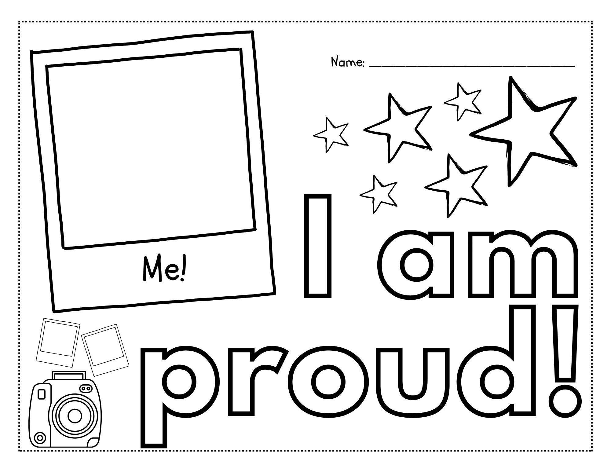 Affirmation / Positive Self-talk Coloring Pages for Kids - Etsy