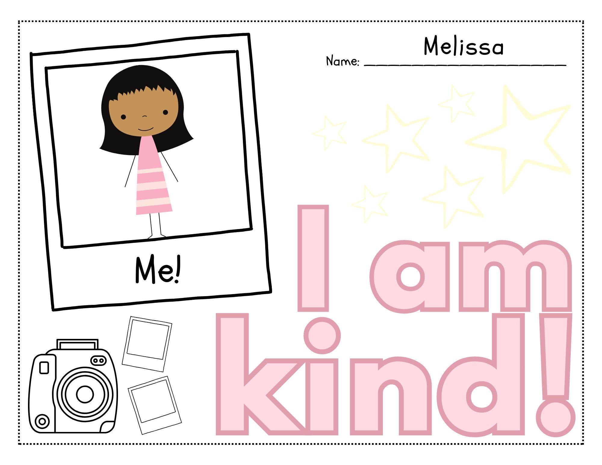 Affirmation / Positive Self-talk Coloring Pages for Kids - Etsy