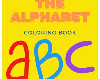ABC Coloring Pages for Kids Alphabet Coloring and Learning Fun Gift for ...