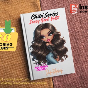 Chibi Sassy Girl Vol 2 (80 Page) Coloring Pages Adult & Kid Coloring ...