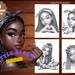 Chibi Burlesque (90) Coloring Pages Adult & Kid Coloring Book ...