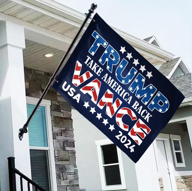 Trump Vance 2024 Flag, Republican Flag, Conservative Flag, Trump JD ...
