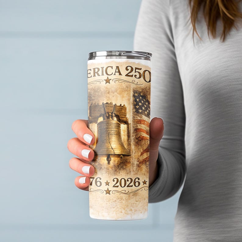 George Washington America 250 Tumbler PNG | 20 Oz Skinny Sublimation ...