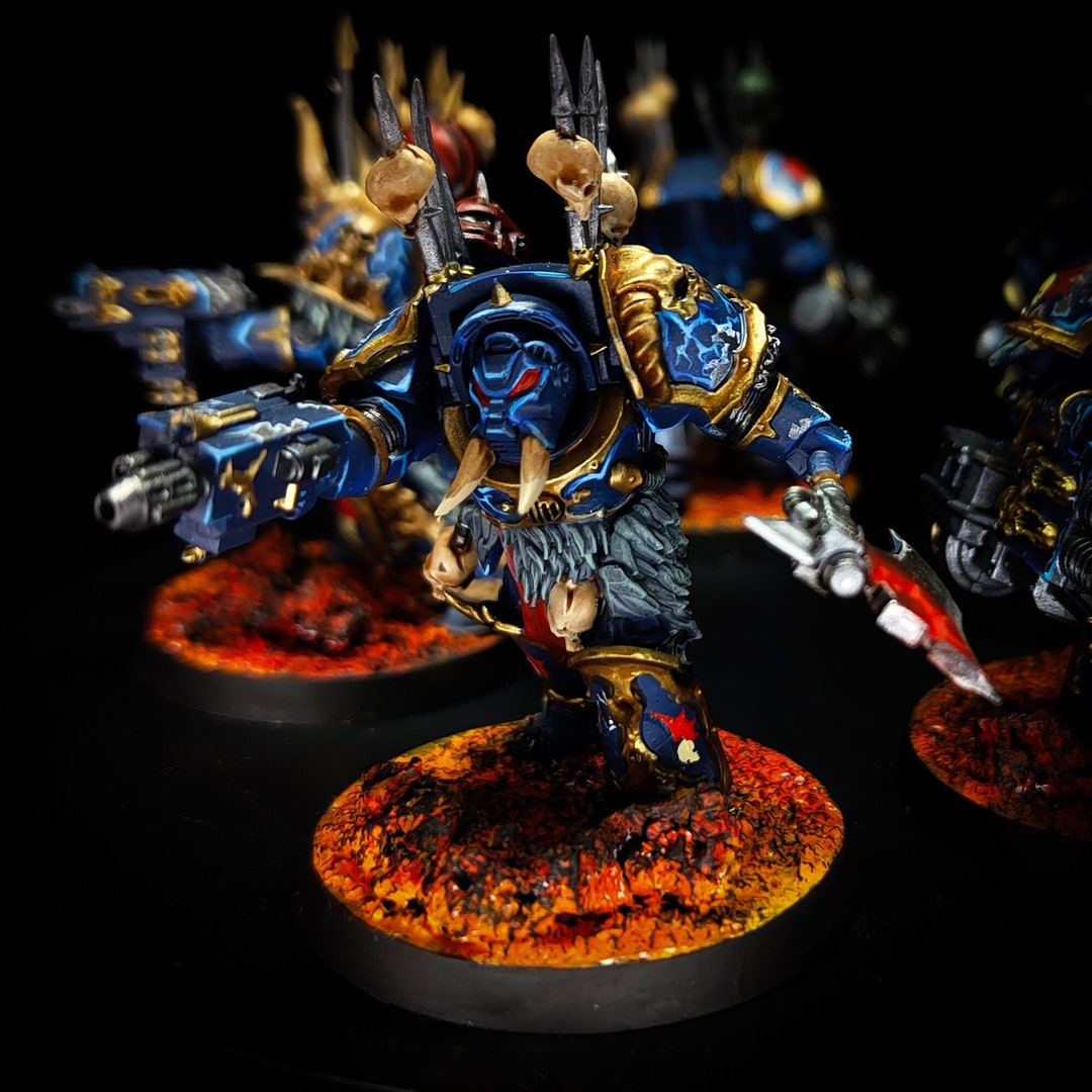 Painted Night Lords Chaos Terminators Painting Commission Services ...