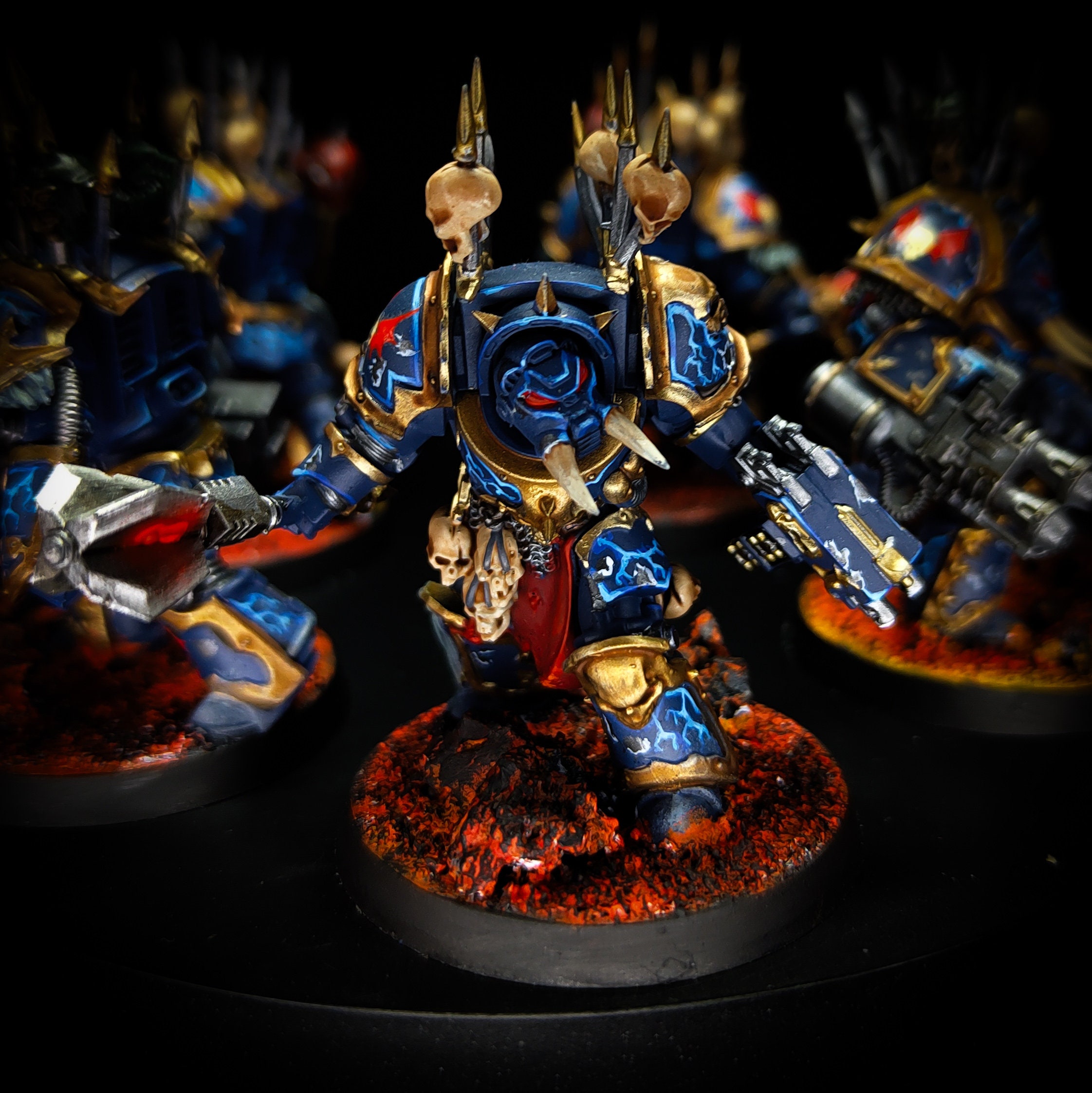 Painted Night Lords Chaos Terminators Painting Commission Services ...