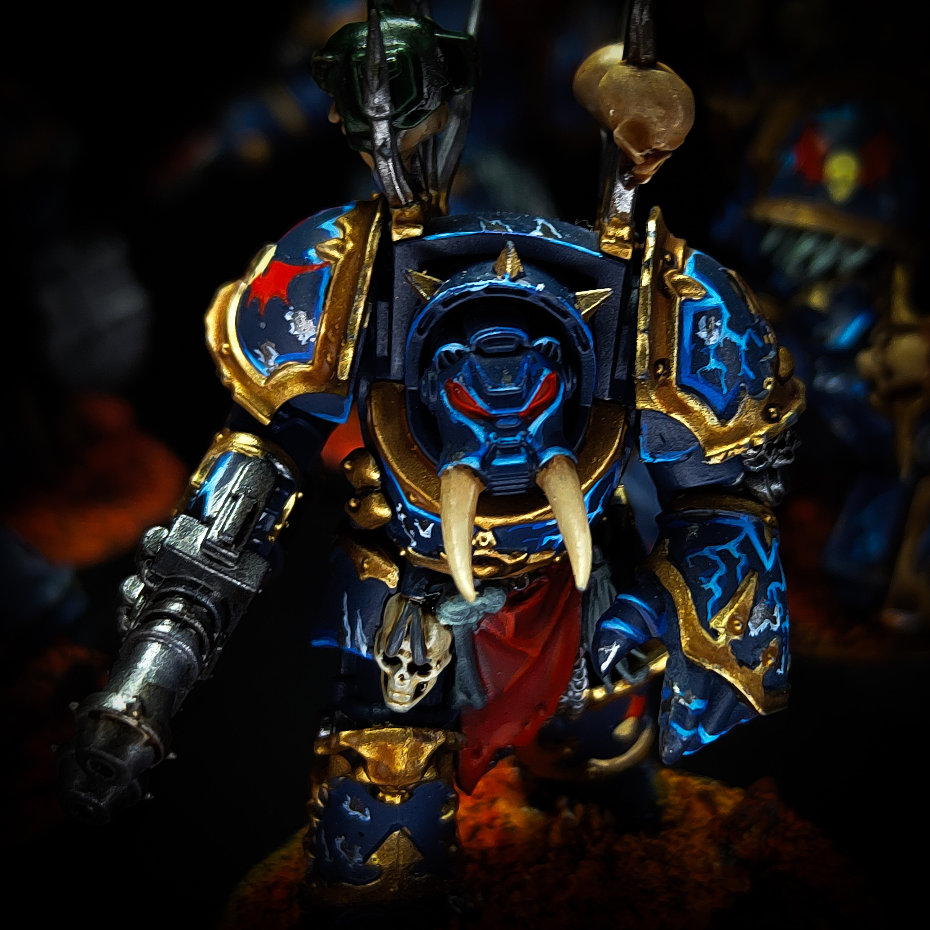 Painted Night Lords Chaos Terminators Painting Commission Services ...