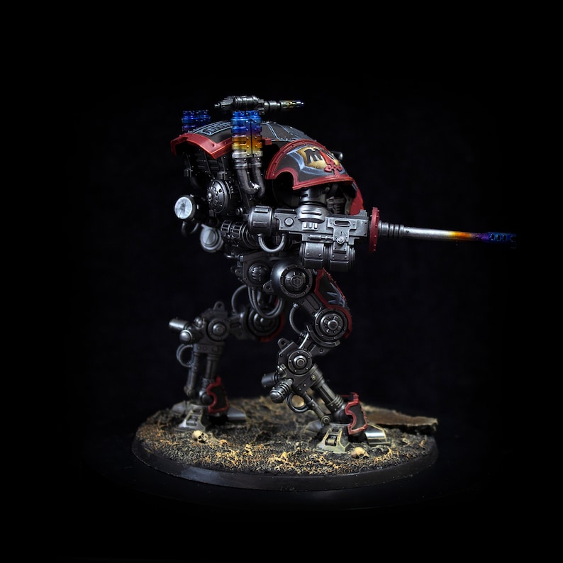 Armiger Helverine Raven Guard Imperial Knight Painting Commission ...