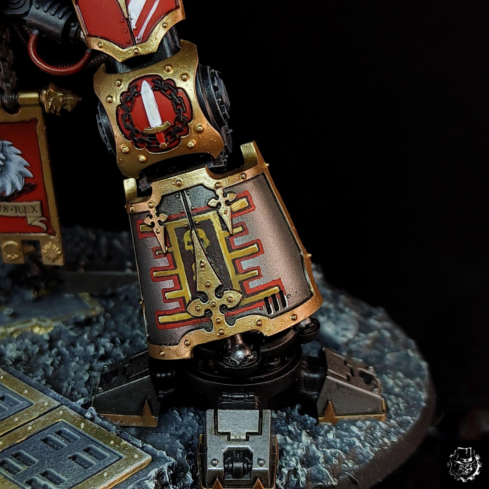 Miniatura del Caballero Imperial Canis Rex Pintada: Comisión de la Casa ...