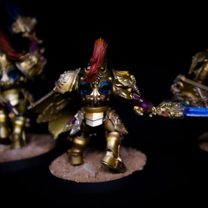 Painted Adeptus Custodes Guard Squad Painting Commission Services ...