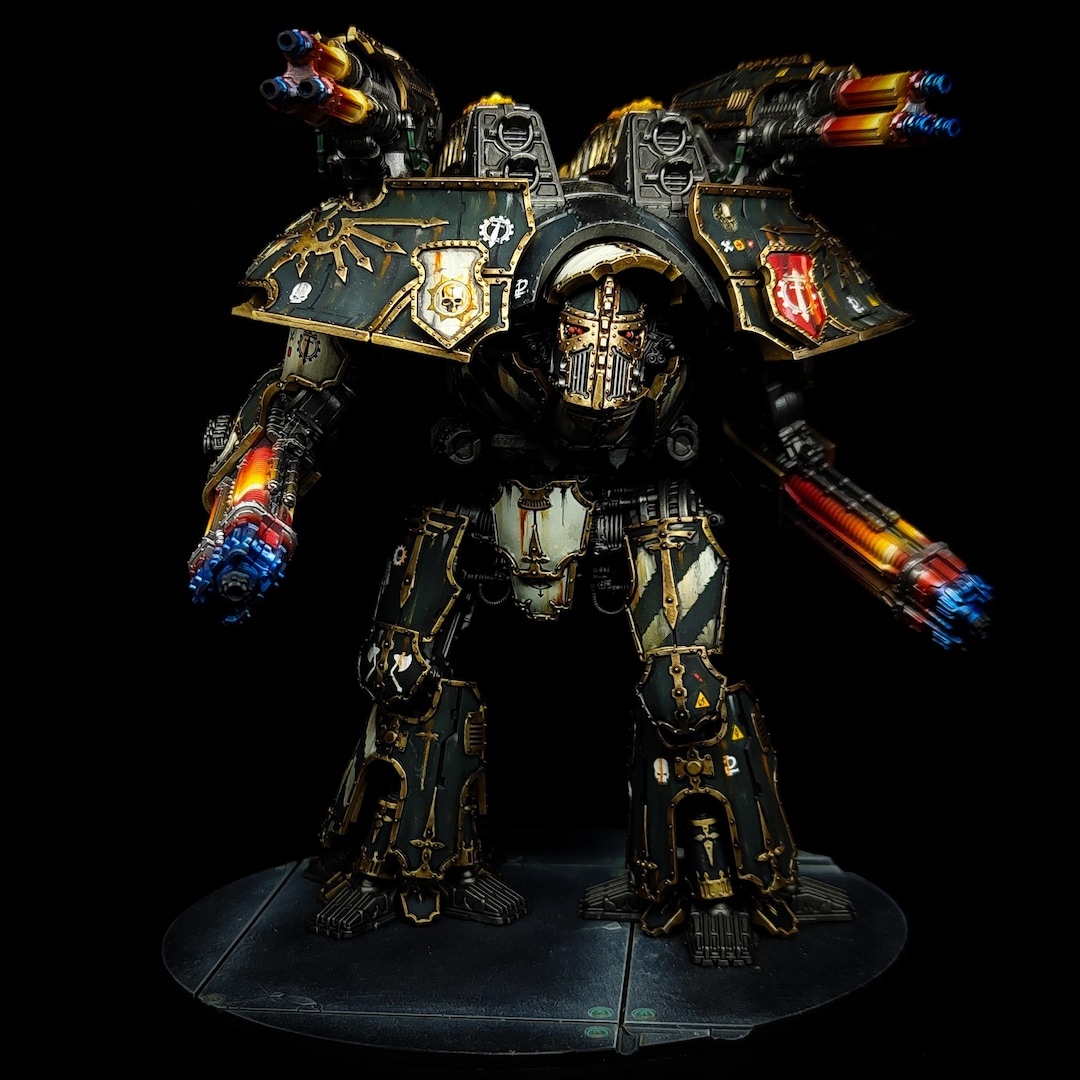 Painted Warlord Titan Legio Krytos AT18 Freehand Painting Commission ...
