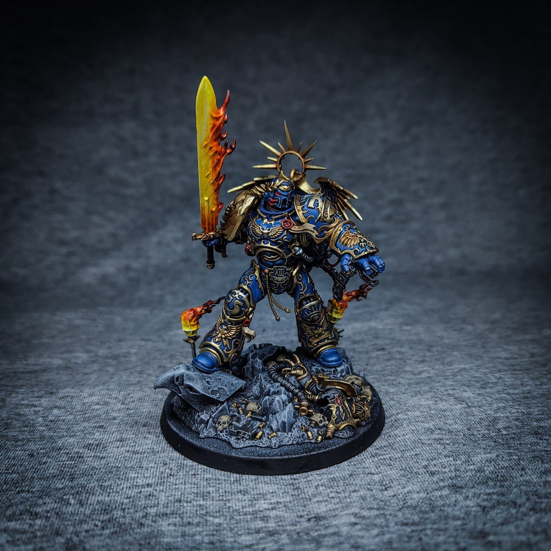 Painted Roboute Guilliman Ultramarines Primarch Painting Commission ...