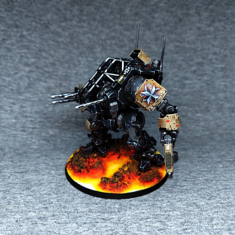 Painted Black Templars Invictus Warsuit Painting Commission Services ...