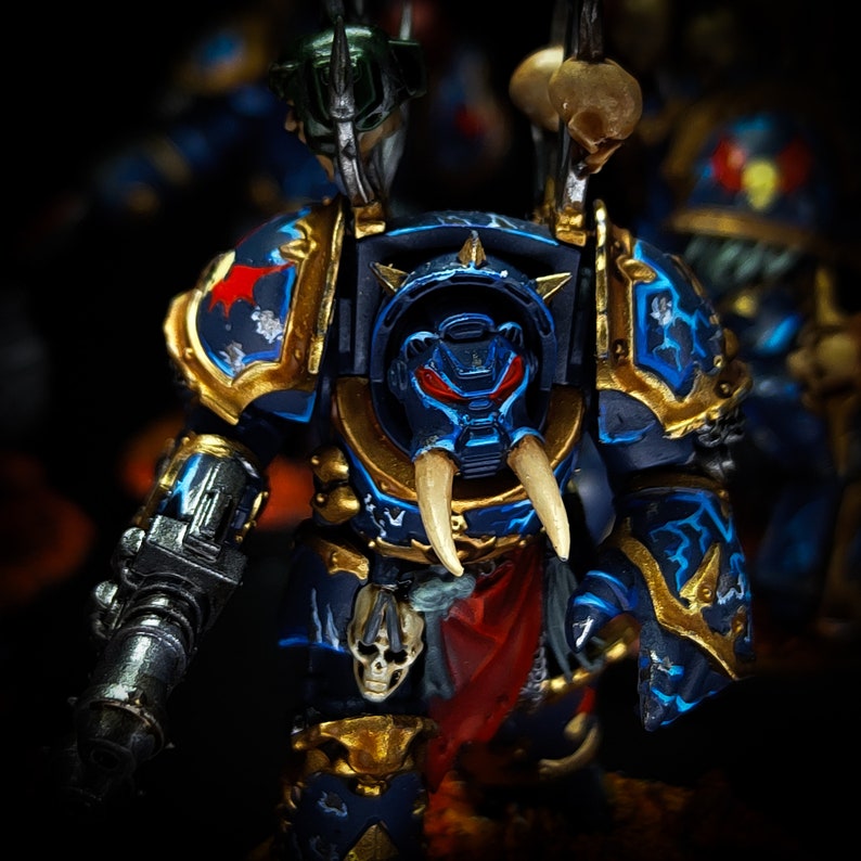 Painted Night Lords Chaos Terminators Painting Commission Services ...