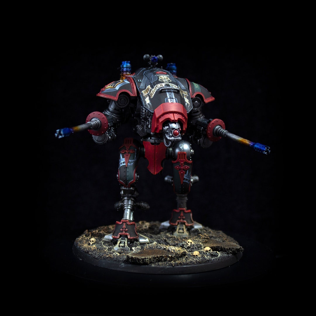 Armiger Helverine Raven Guard Imperial Knight Painting Commission ...