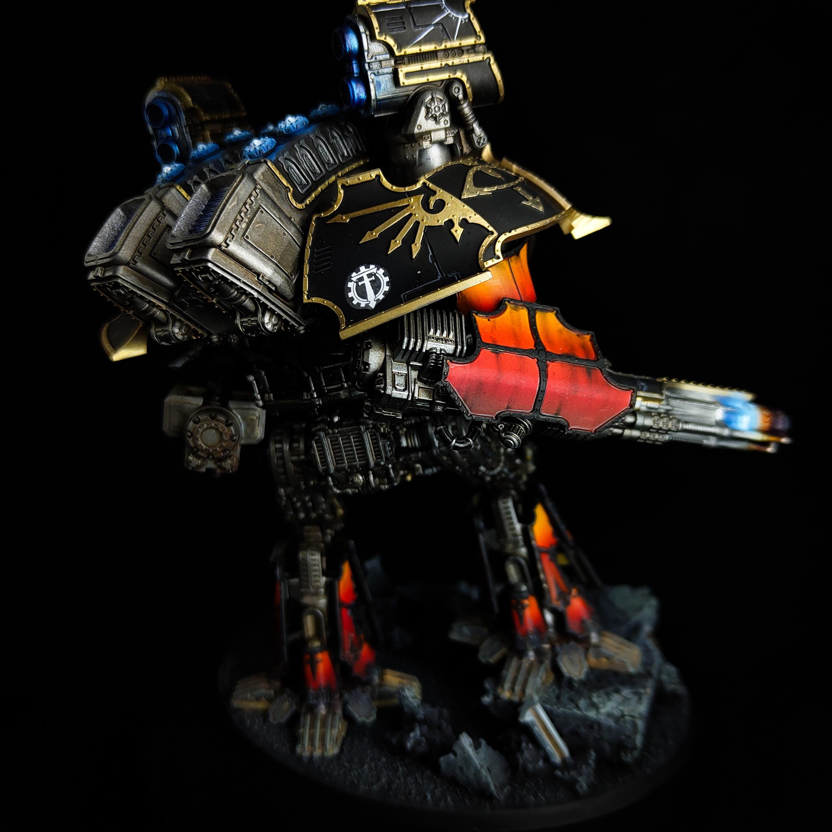 Painted Warlord Titan Legio Magna AT18 Freehand Painting Commission ...