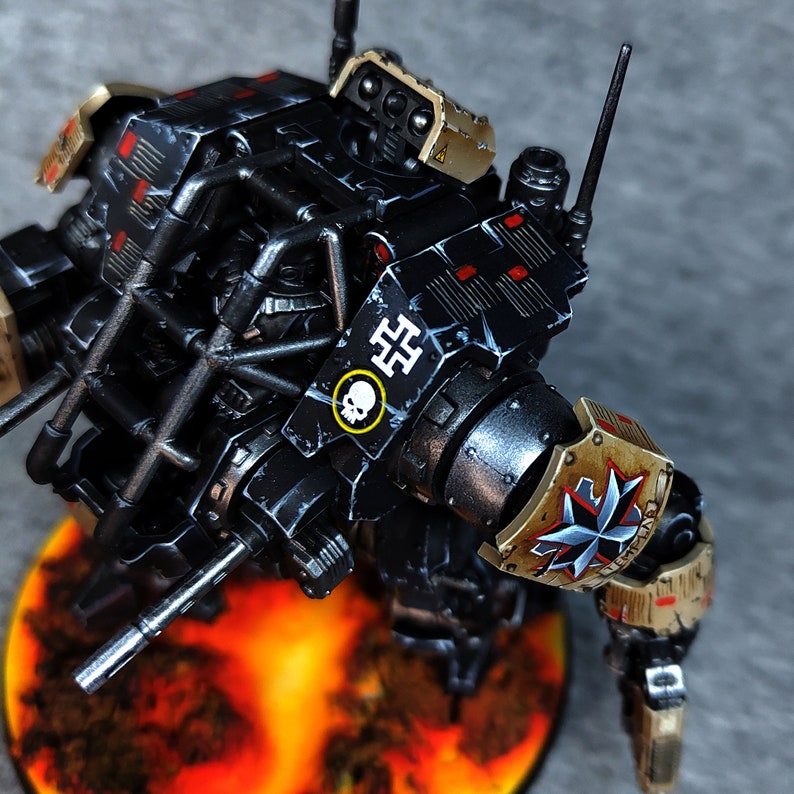 Painted Black Templars Invictus Warsuit Painting Commission Services ...