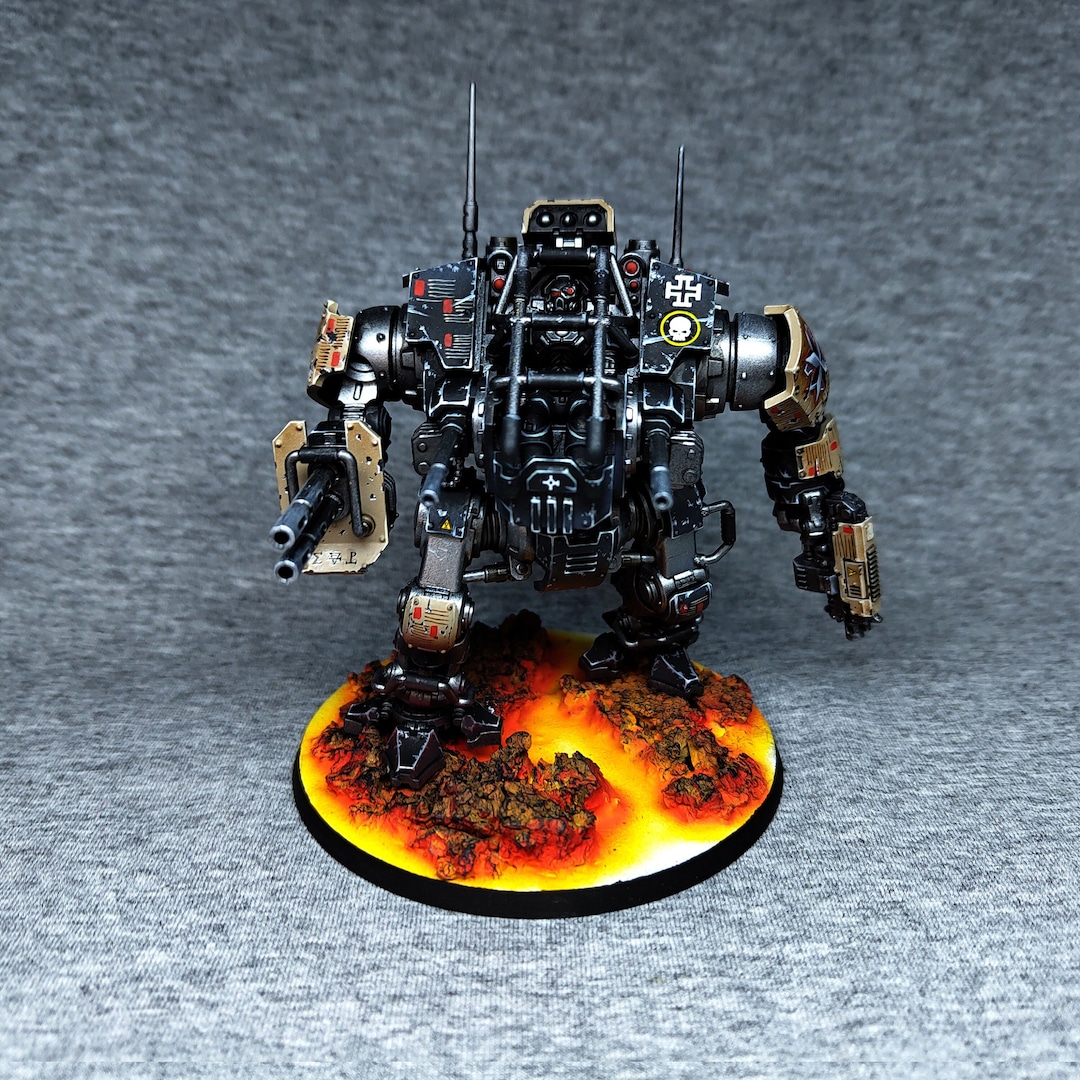 Painted Black Templars Invictus Warsuit Painting Commission Services ...