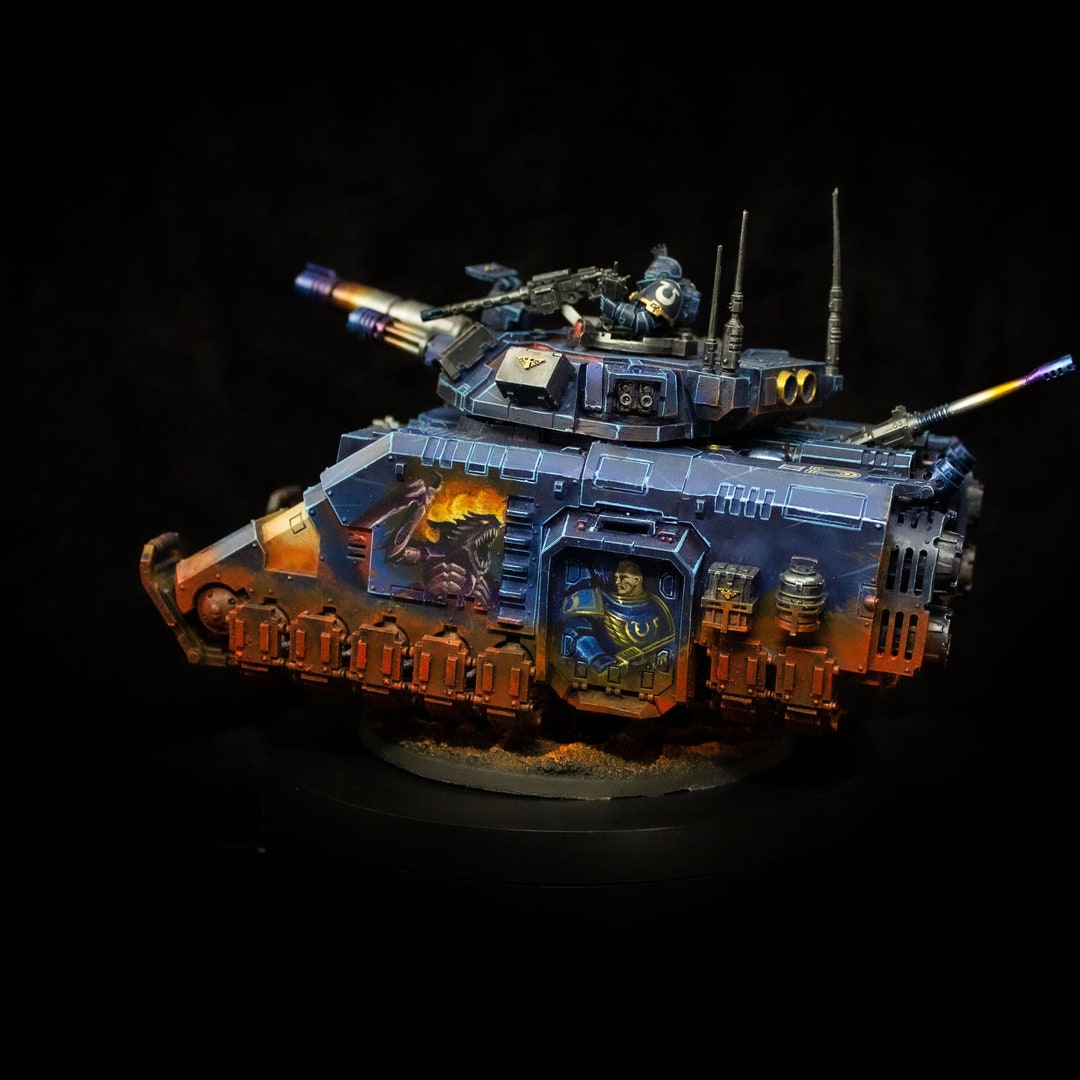 Ultramarines Repulsor Freehand Painting Commission Services Freehand ...