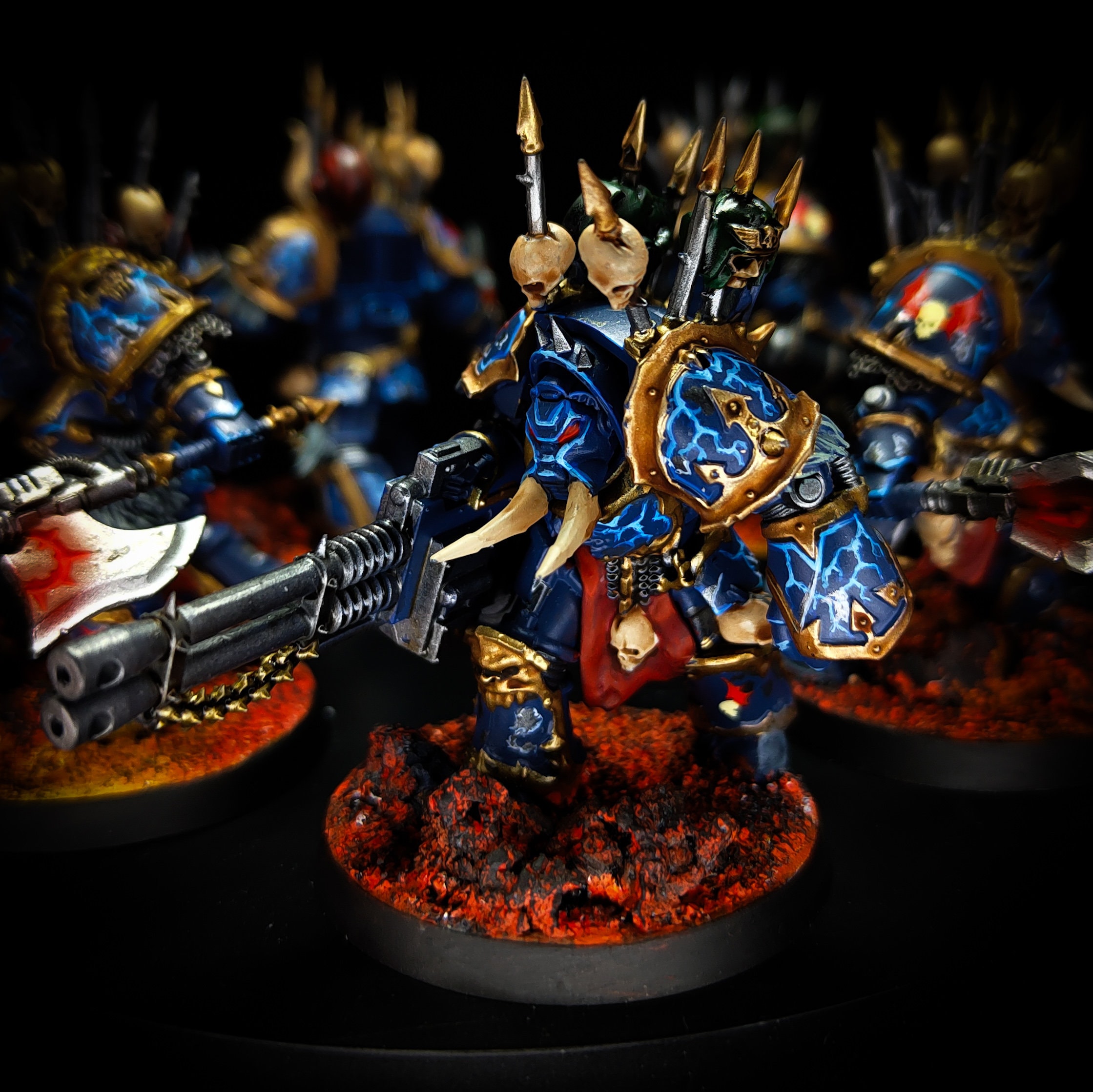 Painted Night Lords Chaos Terminators Painting Commission Services ...