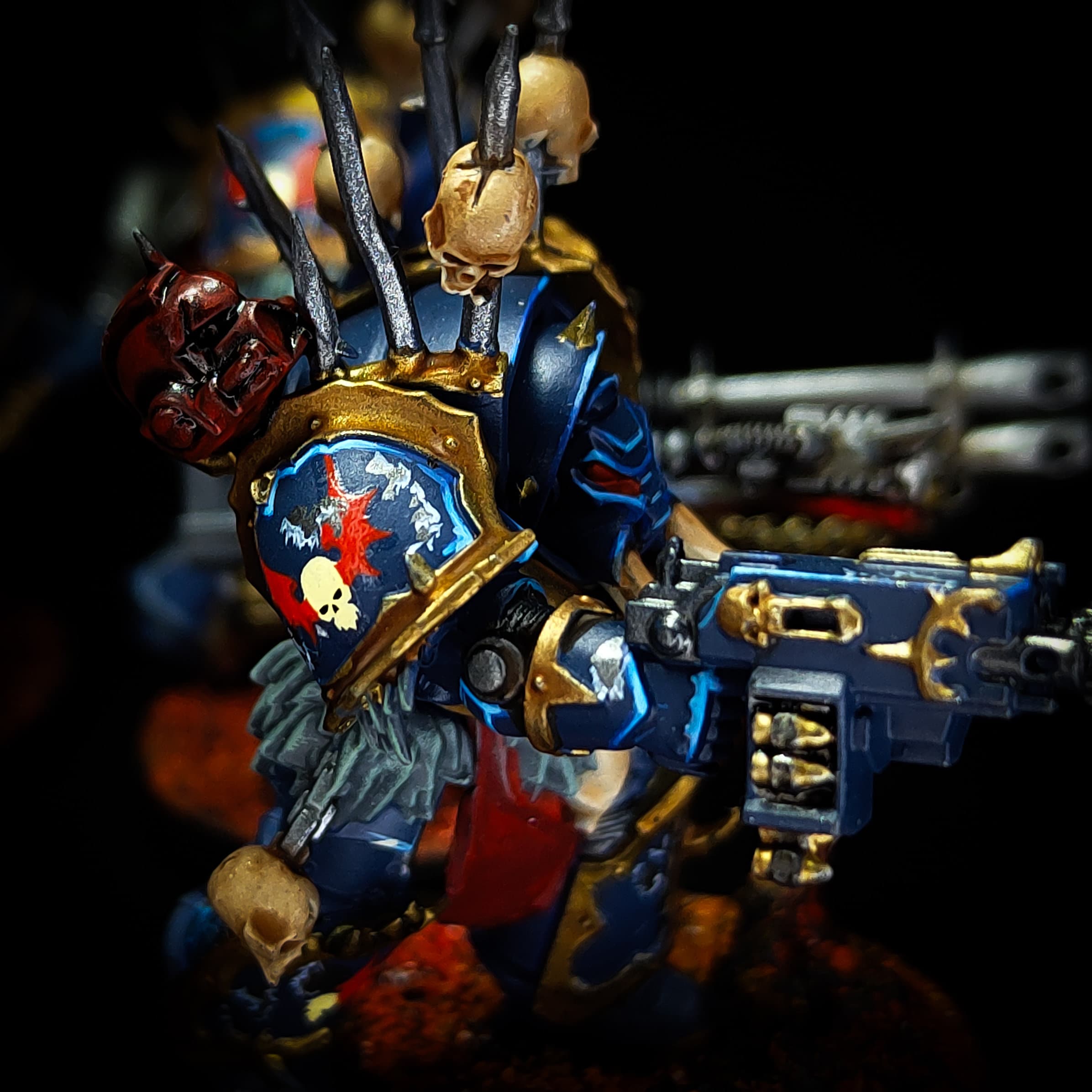 Painted Night Lords Chaos Terminators Painting Commission Services ...