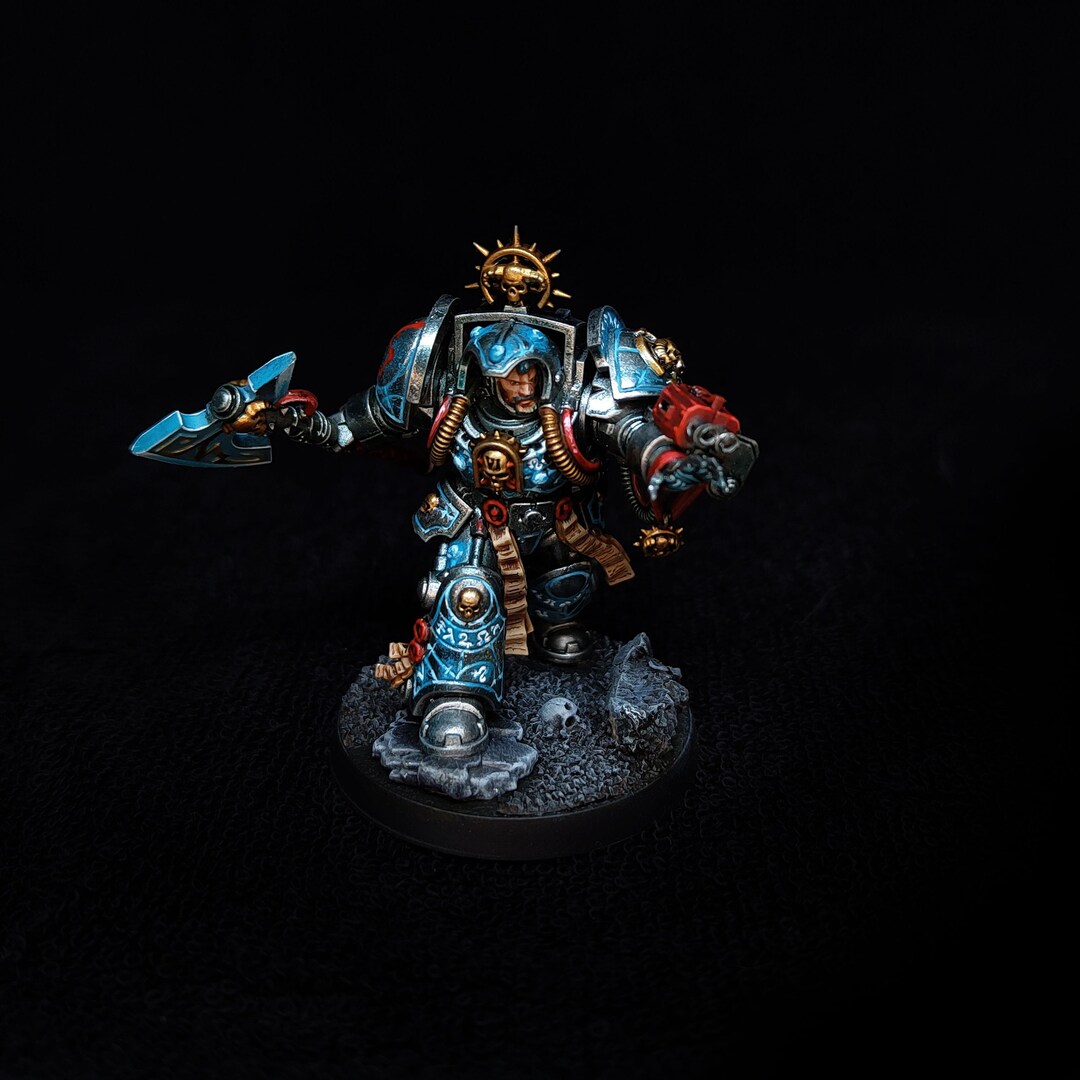 Painted Grey Knights Librarian TMM Painting Commission Services ...