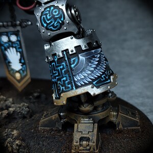 Painted Imperial Knight Magaera Iron Hands Tribute House. Painting ...