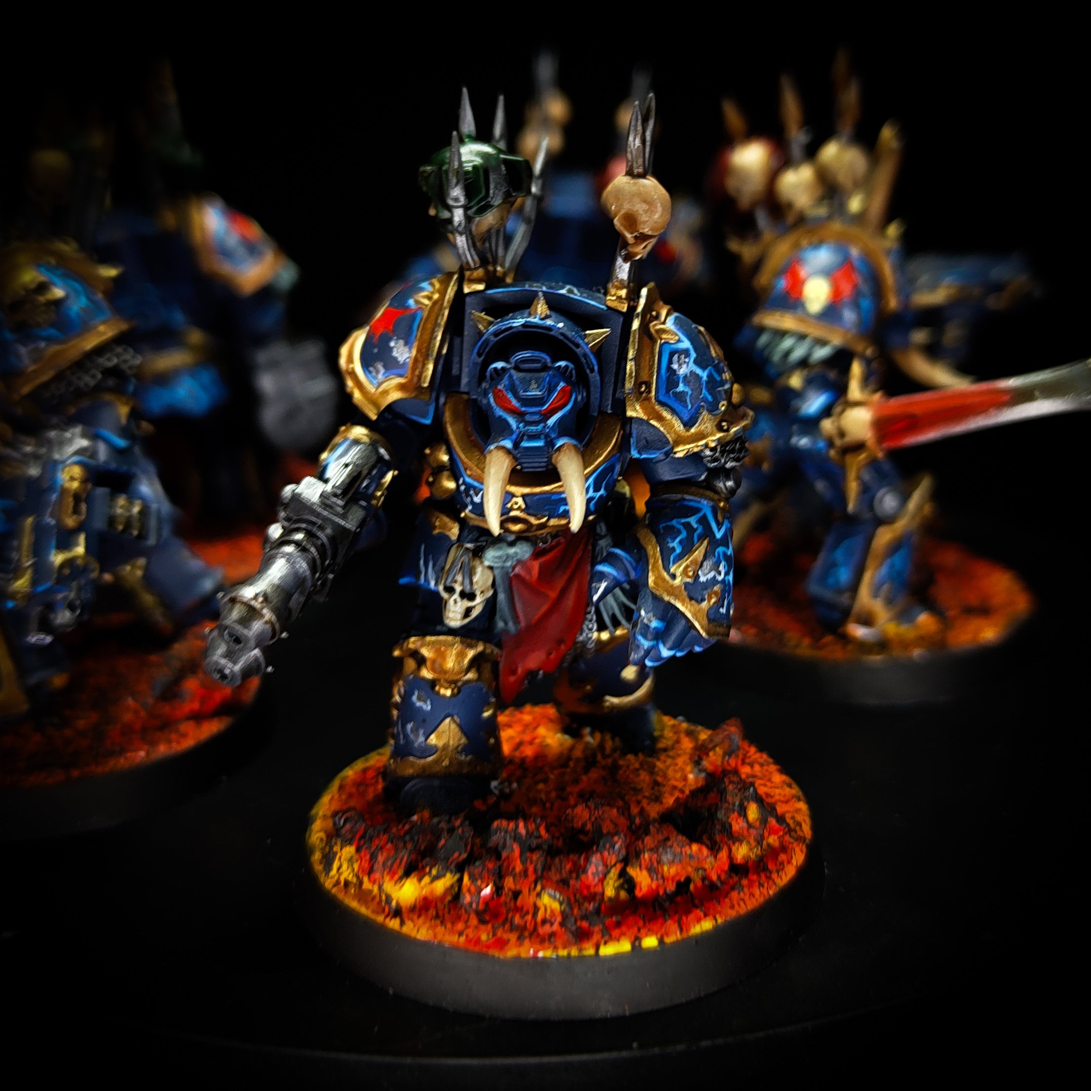 Painted Night Lords Chaos Terminators Painting Commission Services ...