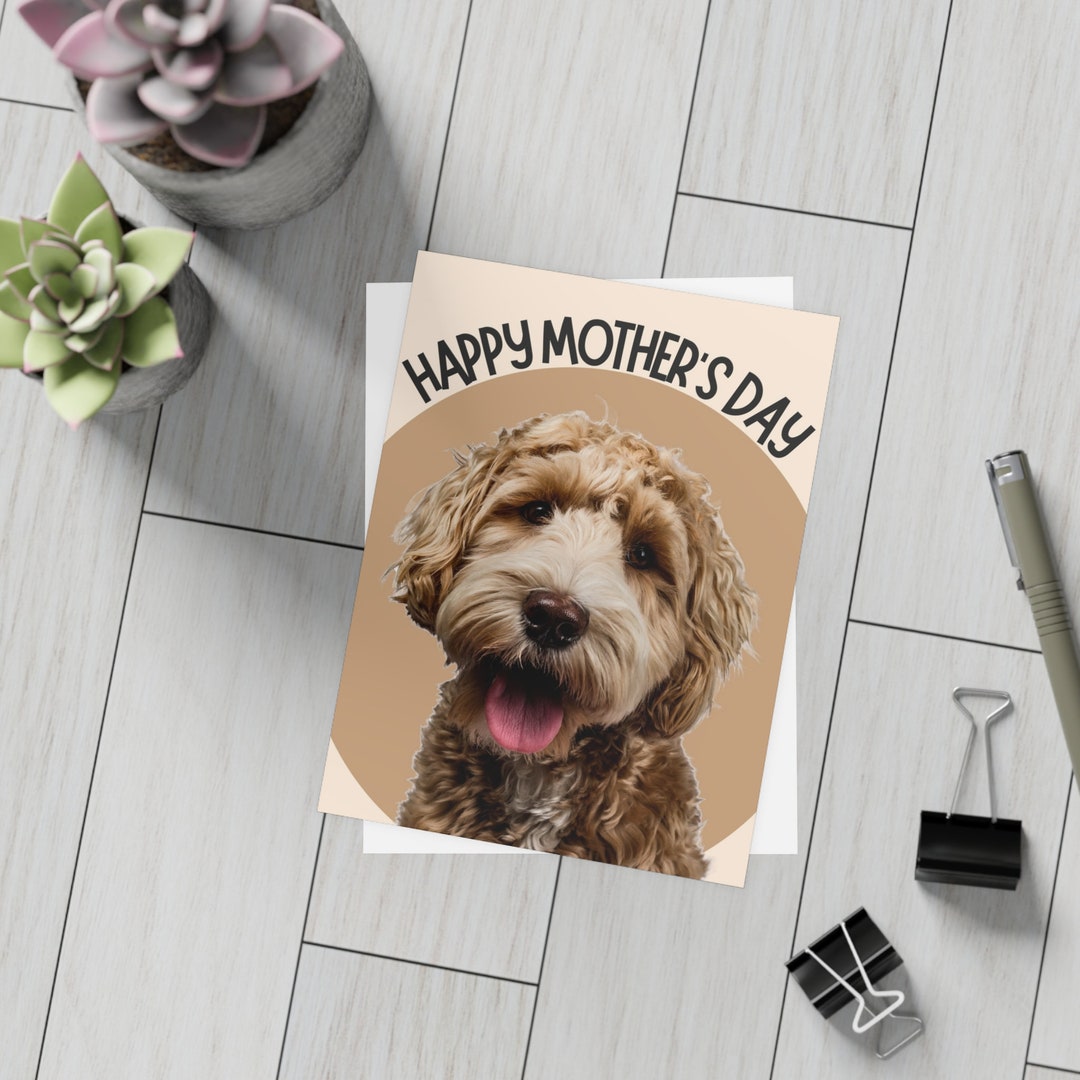 Custom Greeting Card With Pet Portrait Personalized Dog Greeting Card ...