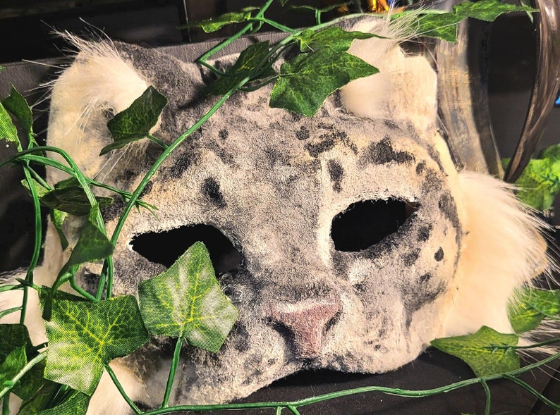 Snow Leopard Therian Mask - Etsy
