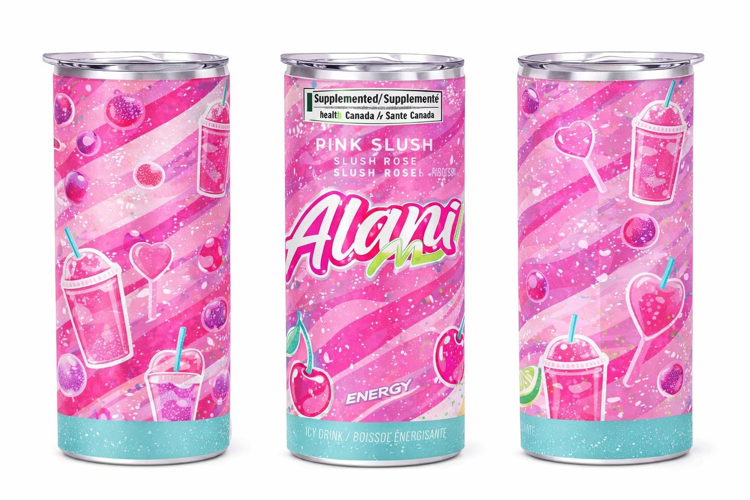 Alani Inspired Pink Slush PNG | Sublimation & DTF Design | Digital ...