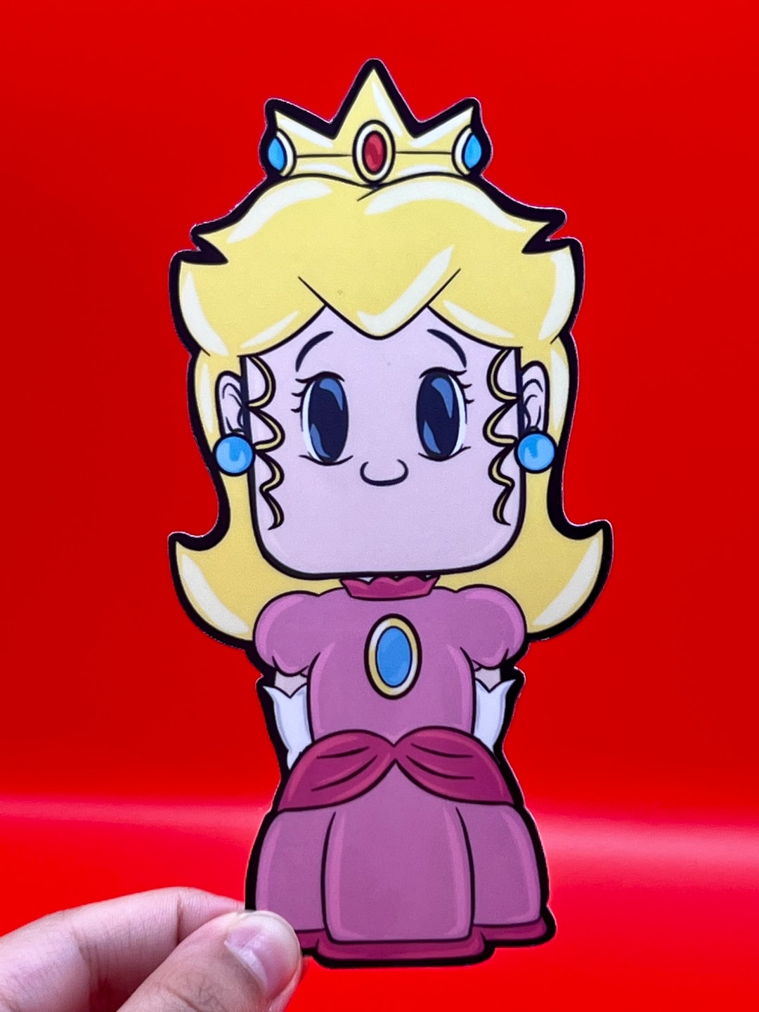 Princess Peach Chibi Sticker 36 - Etsy