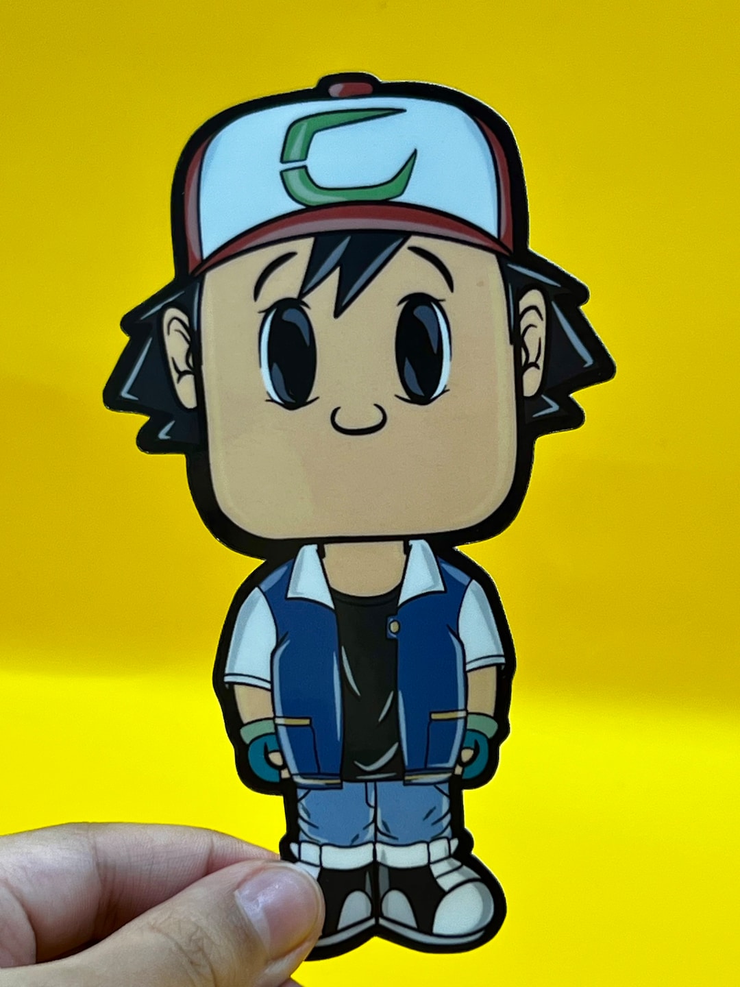 Ash Ketchum Chibi Sticker 30 - Etsy