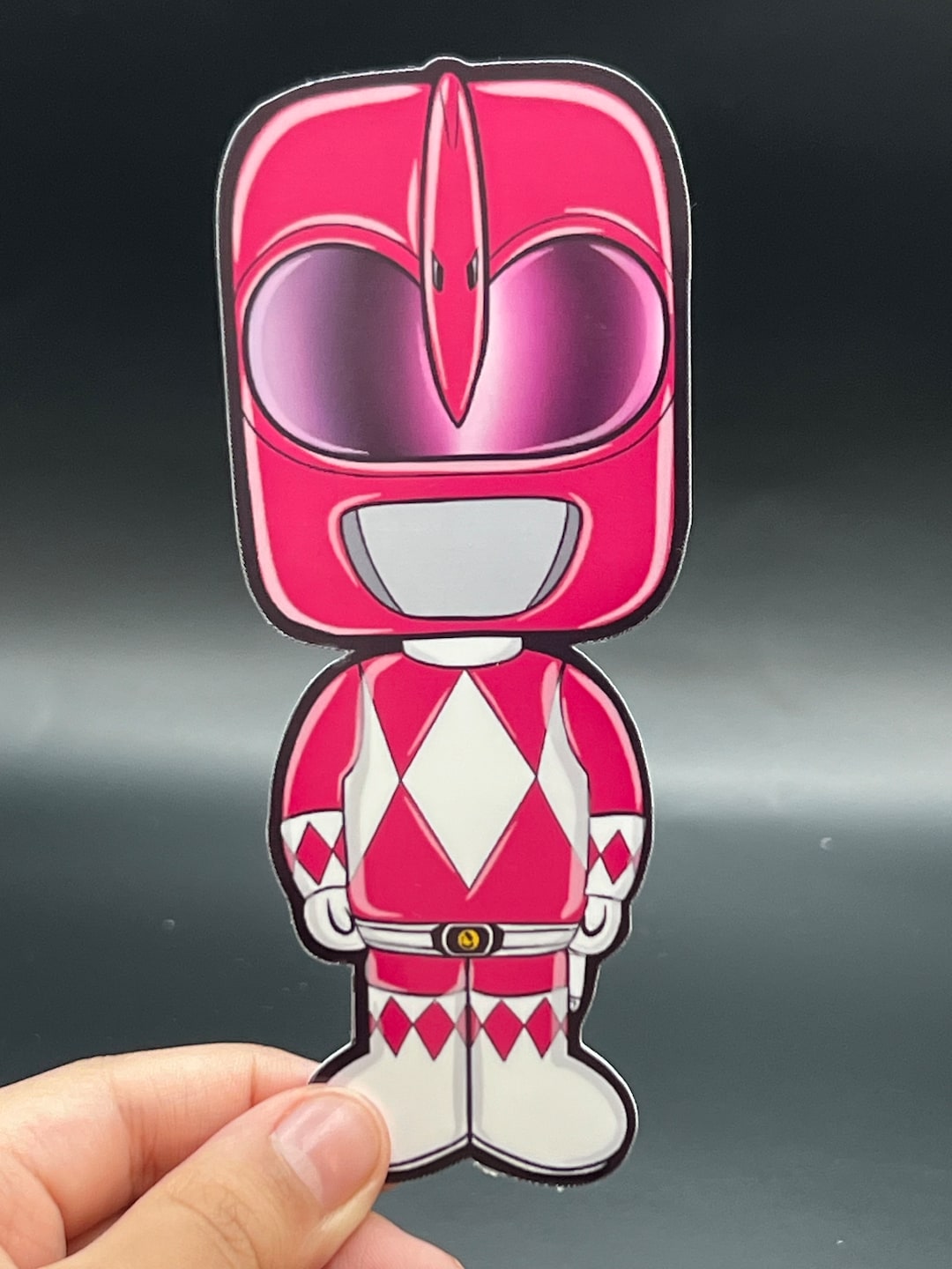 Pink Power Ranger Chibi Sticker 31 - Etsy