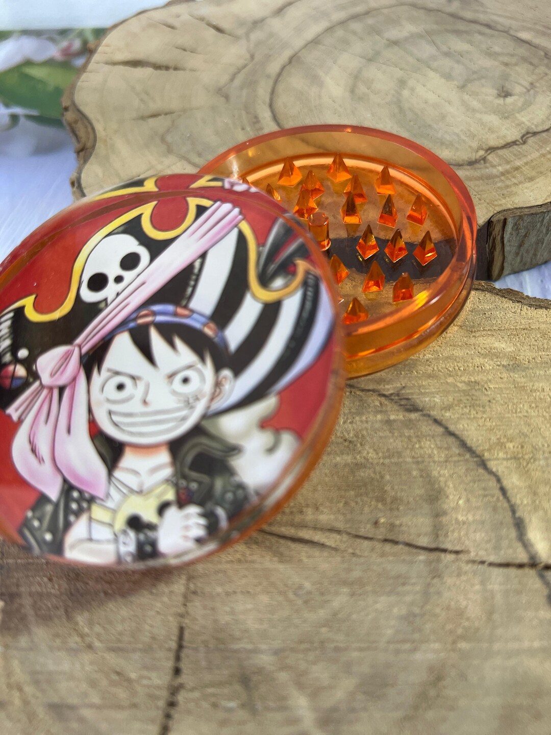 Monkey D. Luffy Red Herb Grinder A Premium Quality Professional Herb ...