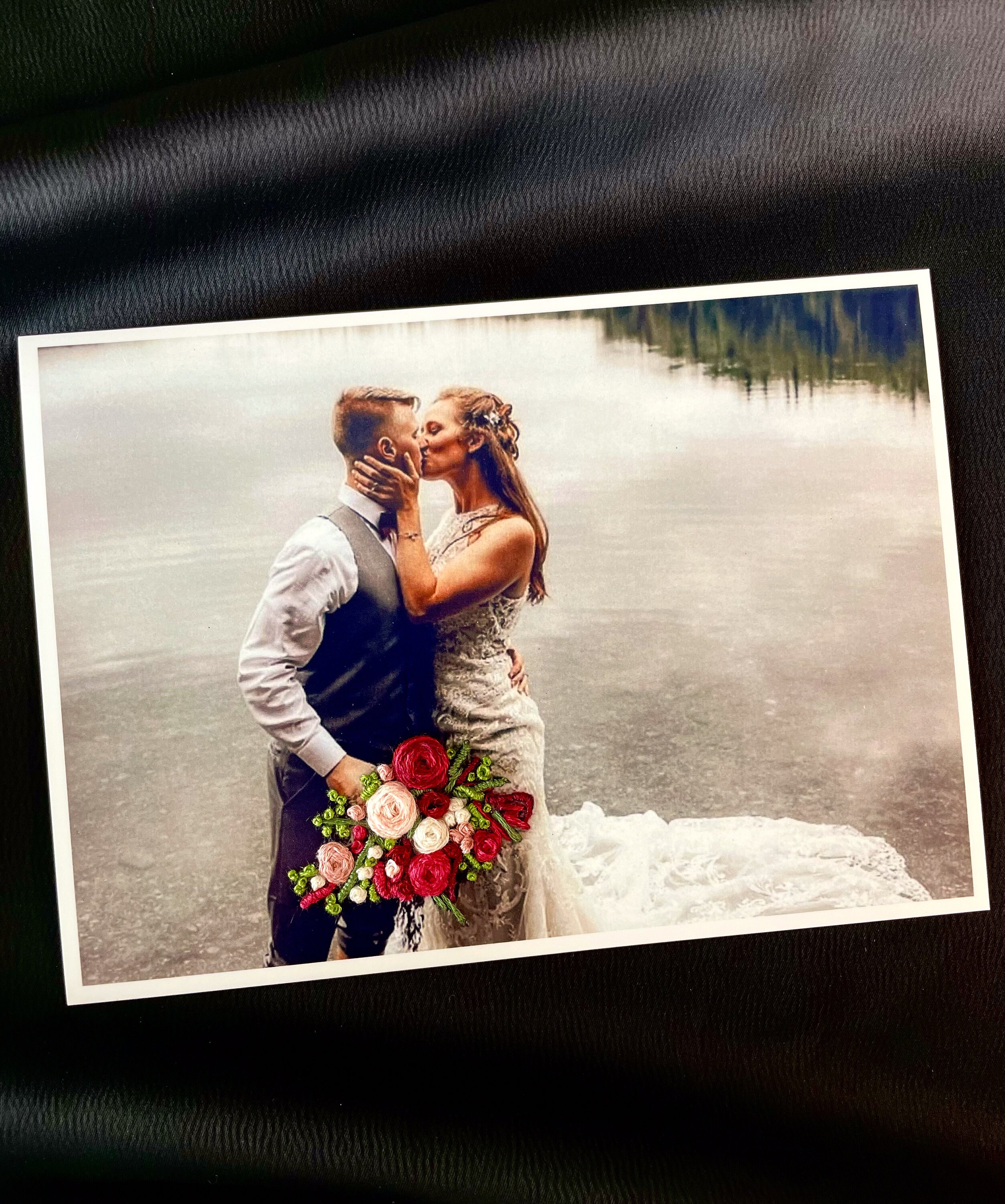Custom Embroidery Photo, Personalized Gift, Wedding Gift - Etsy