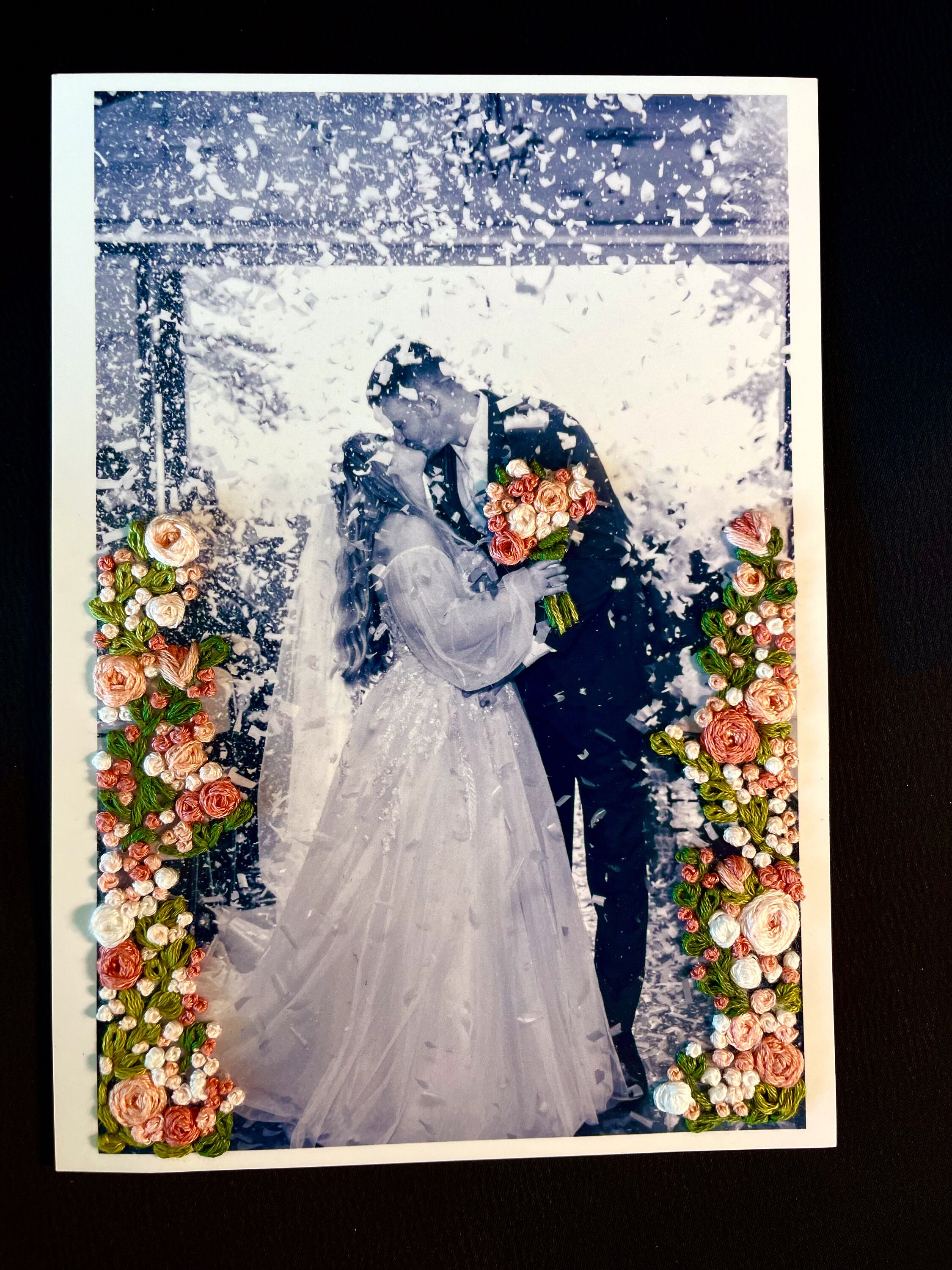 Custom Embroidery Photo, Personalized Gift, Wedding Gift - Etsy