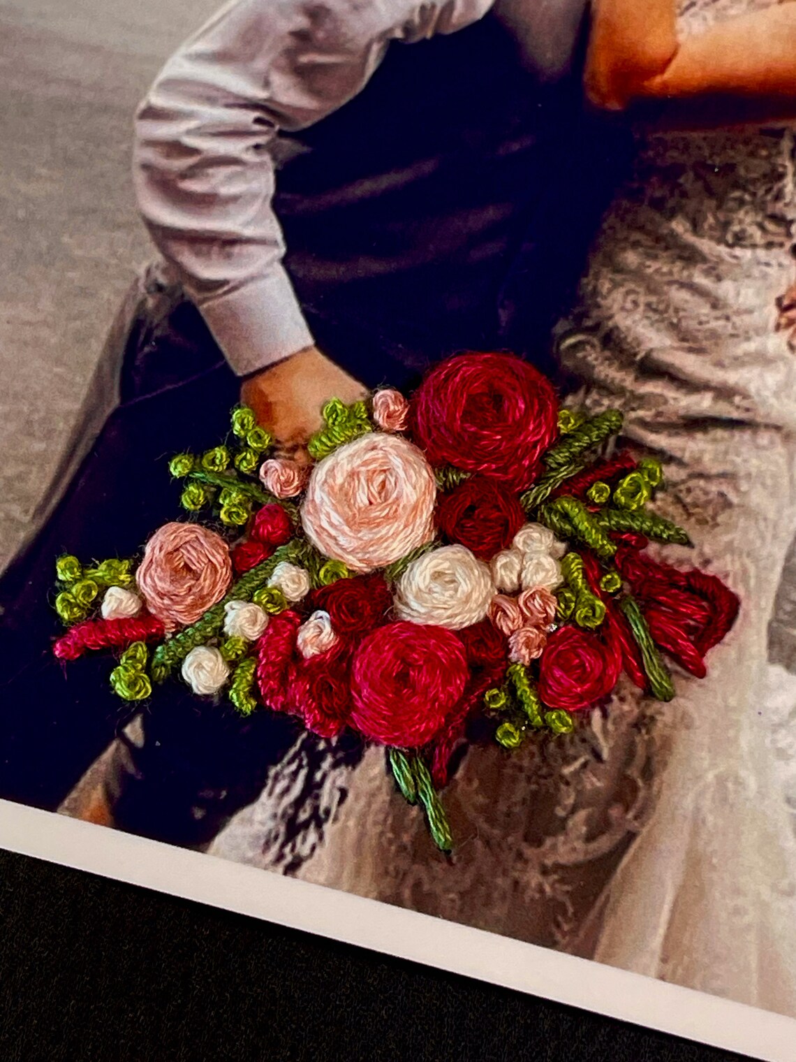 Custom Embroidery Photo, Personalized Gift, Wedding Gift - Etsy