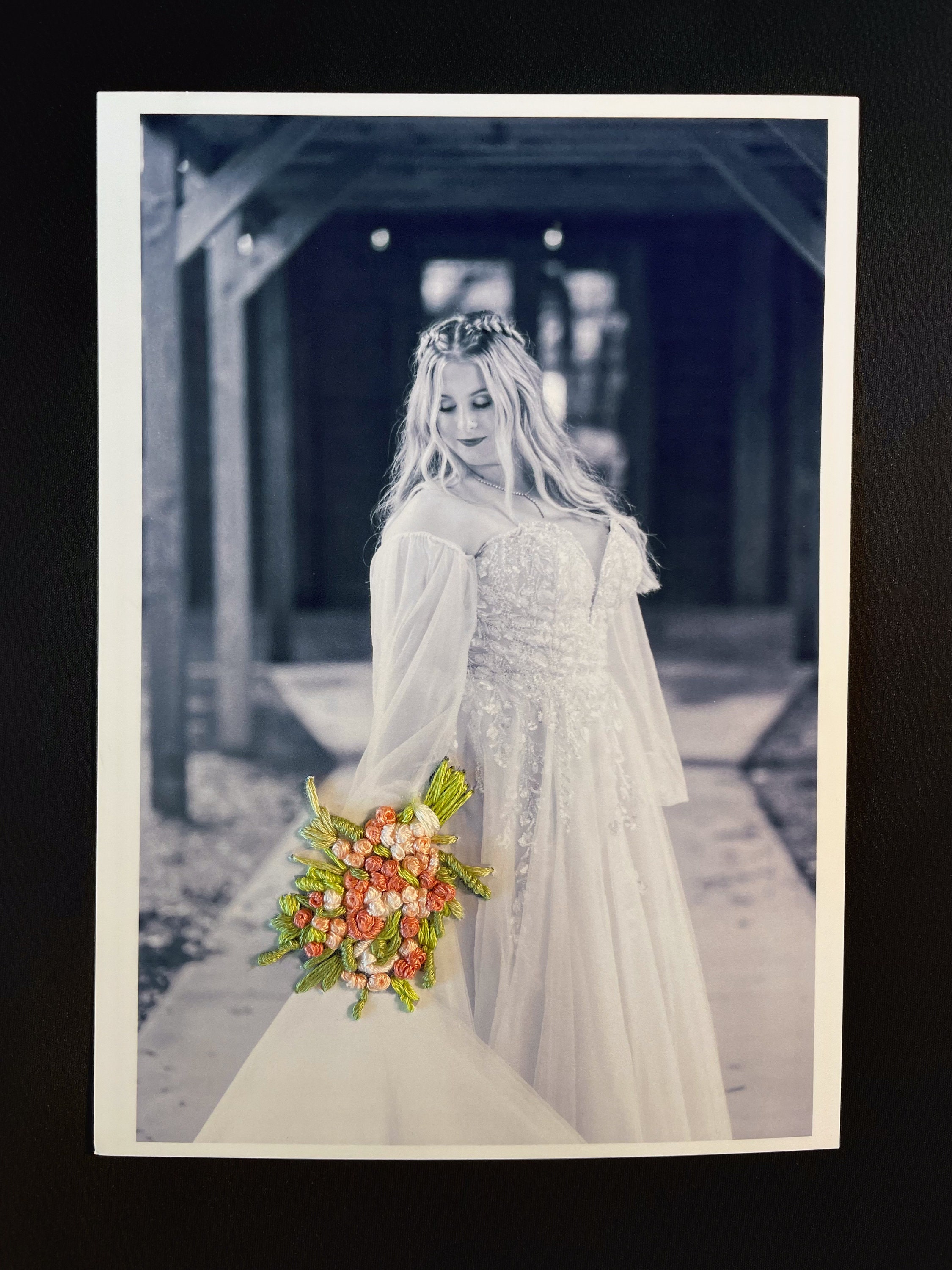 Custom Embroidery Photo, Personalized Gift, Wedding Gift - Etsy