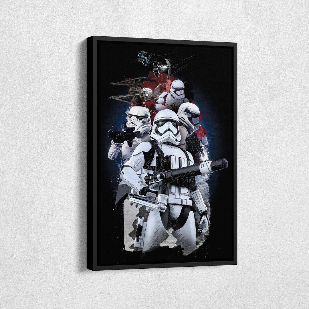 Stormtroopers Poster Star Wars Art Canvas Wall Art Print Home Decor ...