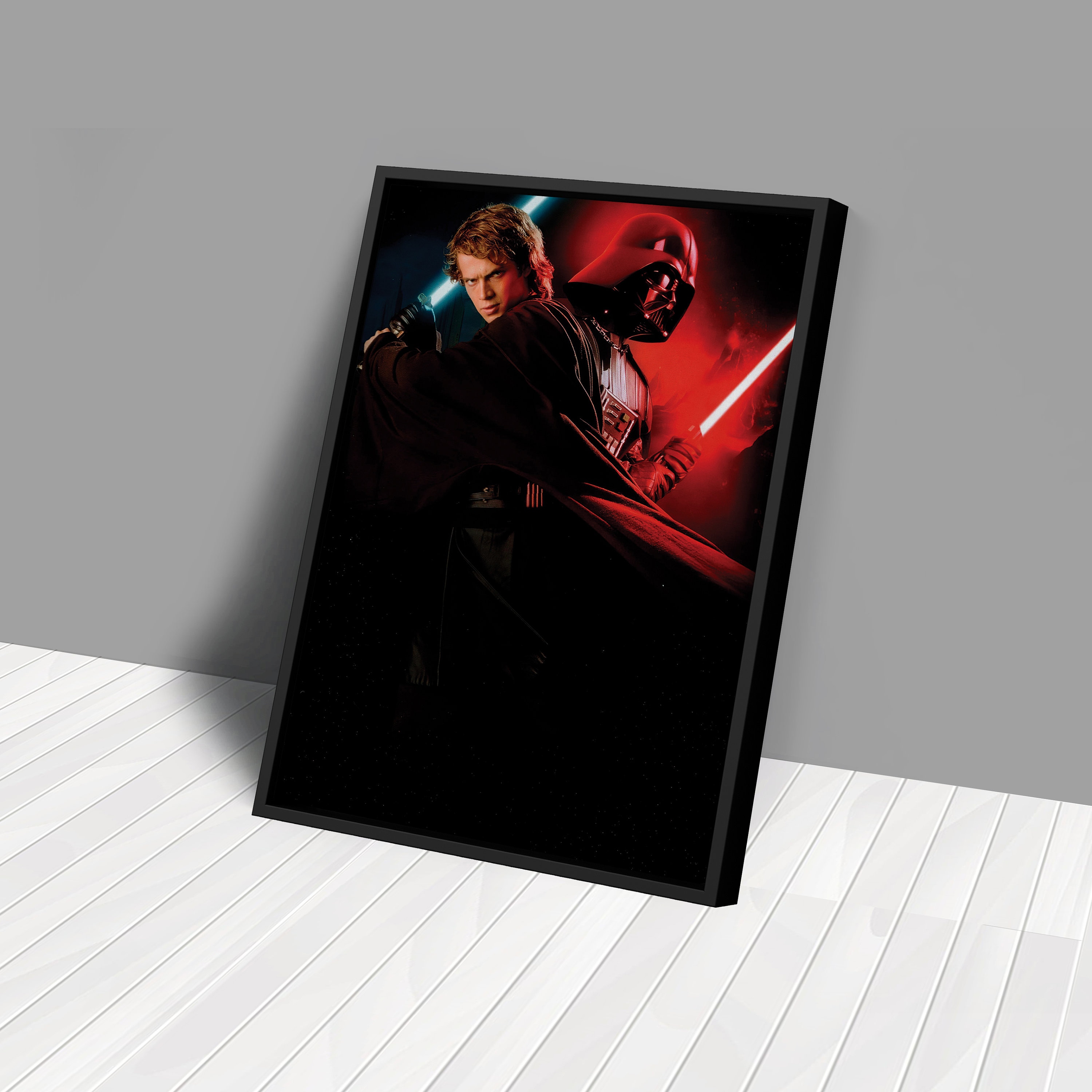 Darth Vader Anakin Skywalker Poster Two Souls Starwars Canvas Unique ...
