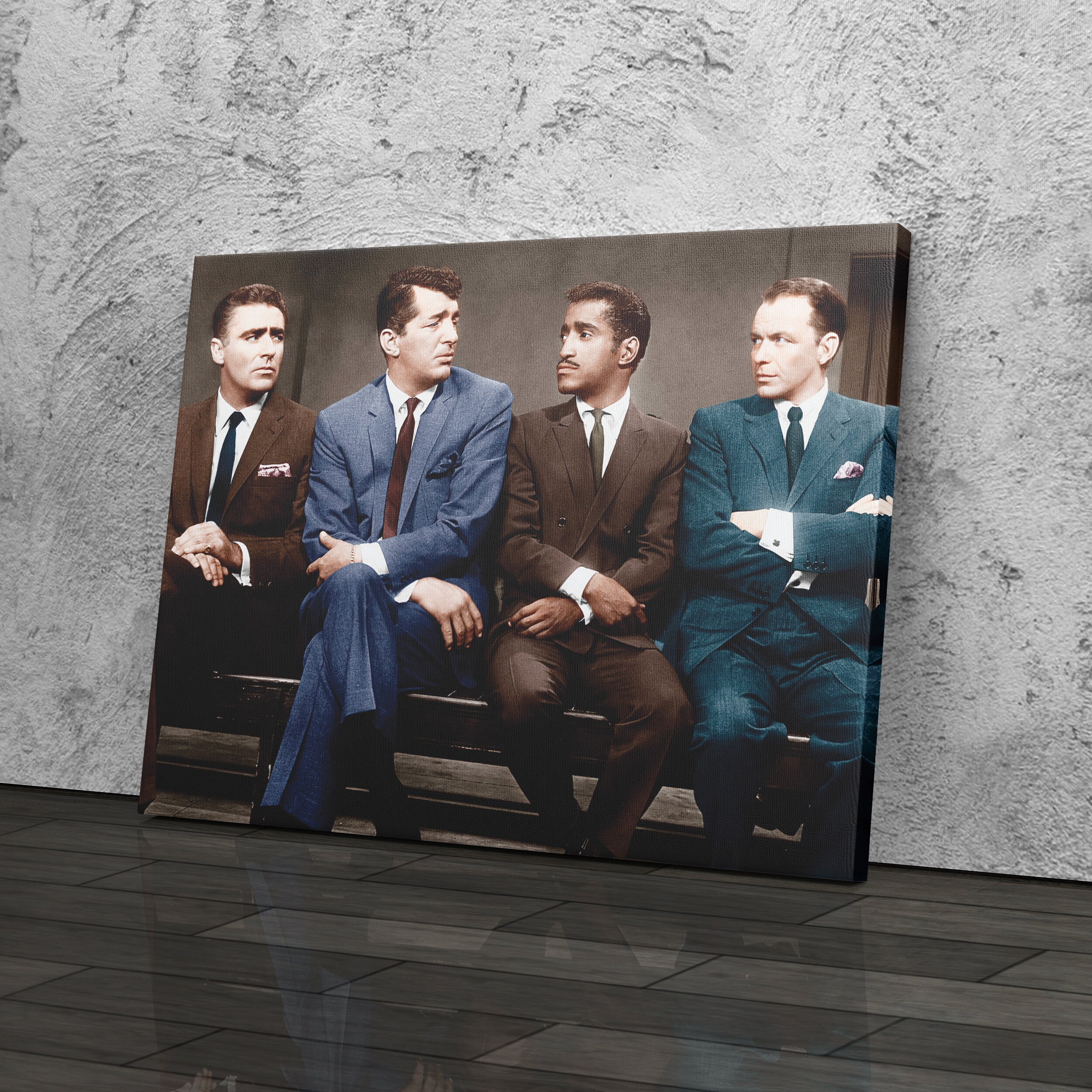 Rat Pack Music Band Dean Martin, Sammy Davis Jr Canvas Unique Design ...