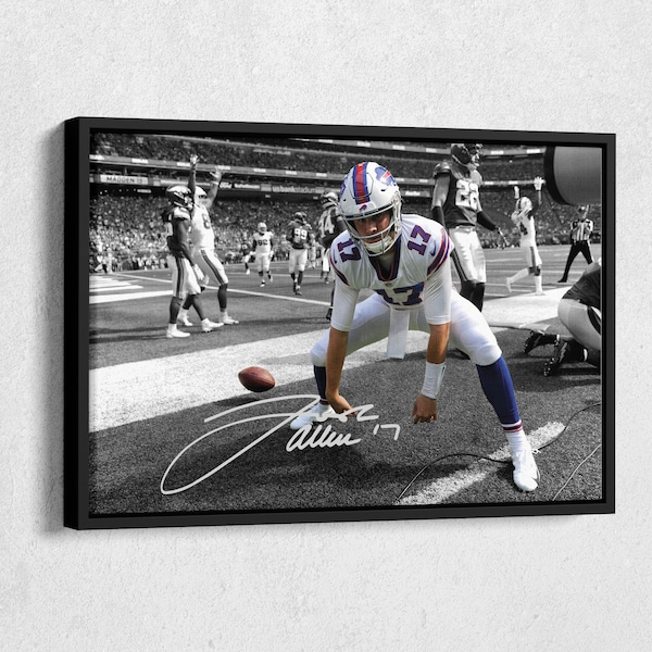 Josh Allen Drawing - Etsy