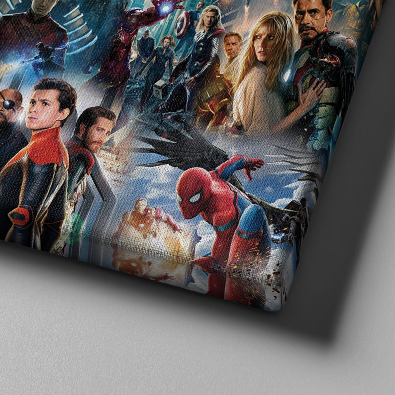 Marvel Movie Posters Marvel Comics Canvas Unique Design Wall Art Print ...