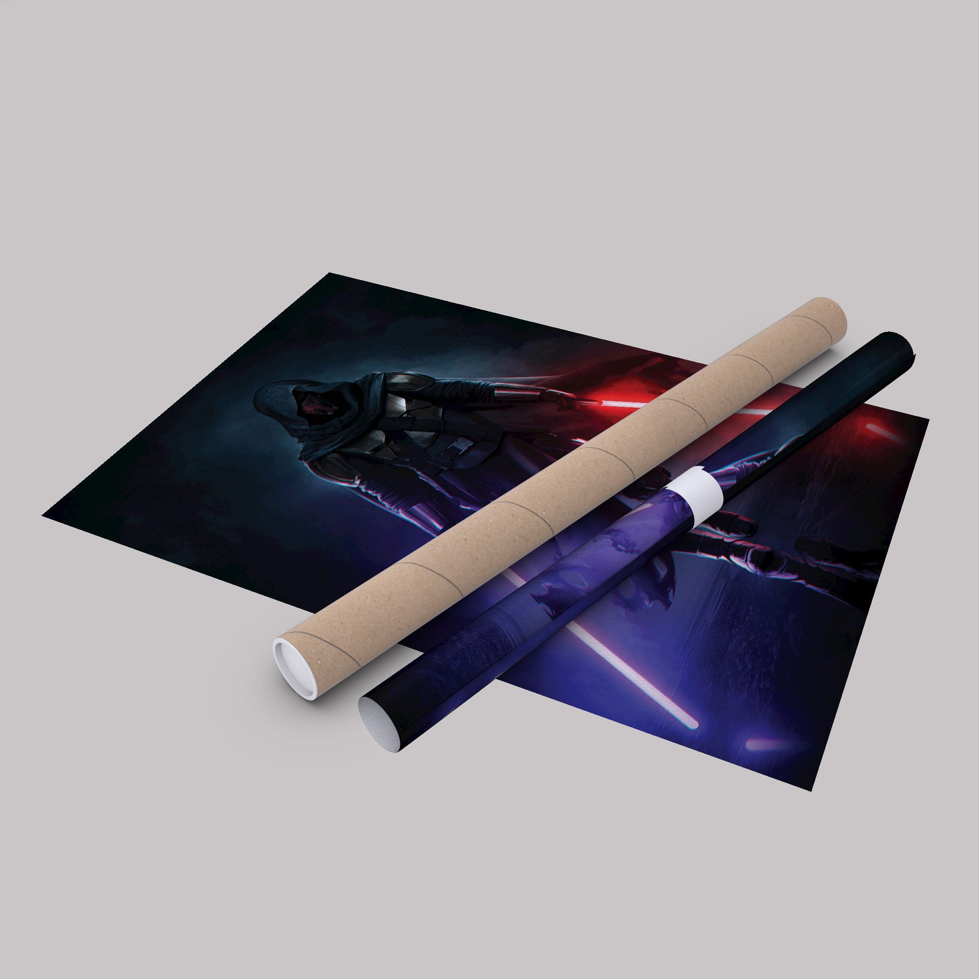 Darth Raven Lightsaber Poster Starwars Canvas Unique Design Wall Art ...