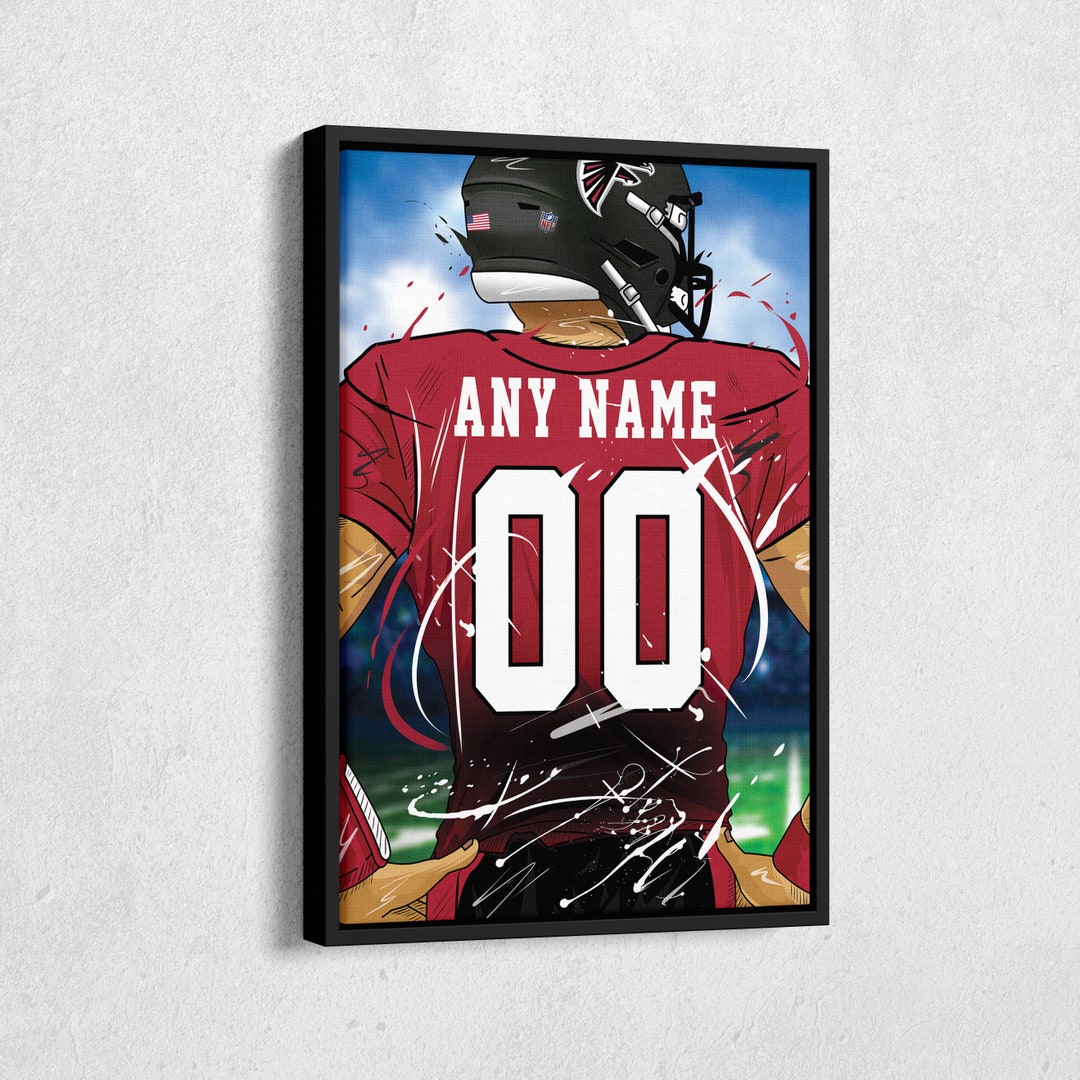 Atlanta Falcons Jersey NFL Personalized Jersey Custom Name and Number ...