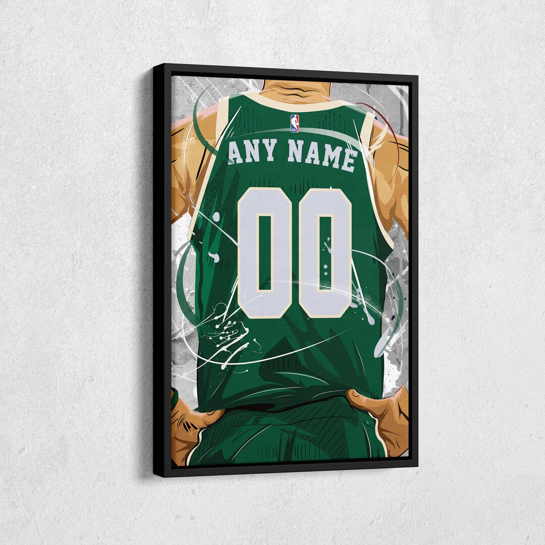 Milwaukee Bucks Jersey NBA Personalized Jersey Custom Name and Number ...