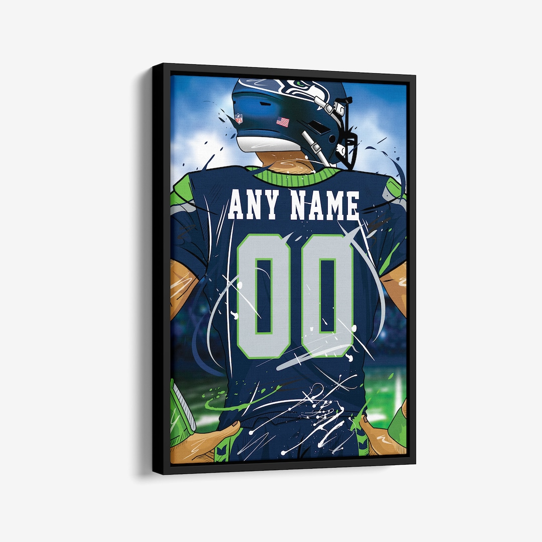 Seattle Seahawks Jersey NFL Personalized Jersey Custom Name and Number ...