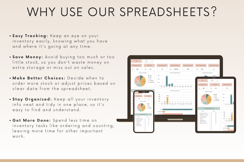 Inventory Tracker Spreadsheet | Small Business Inventory Template ...