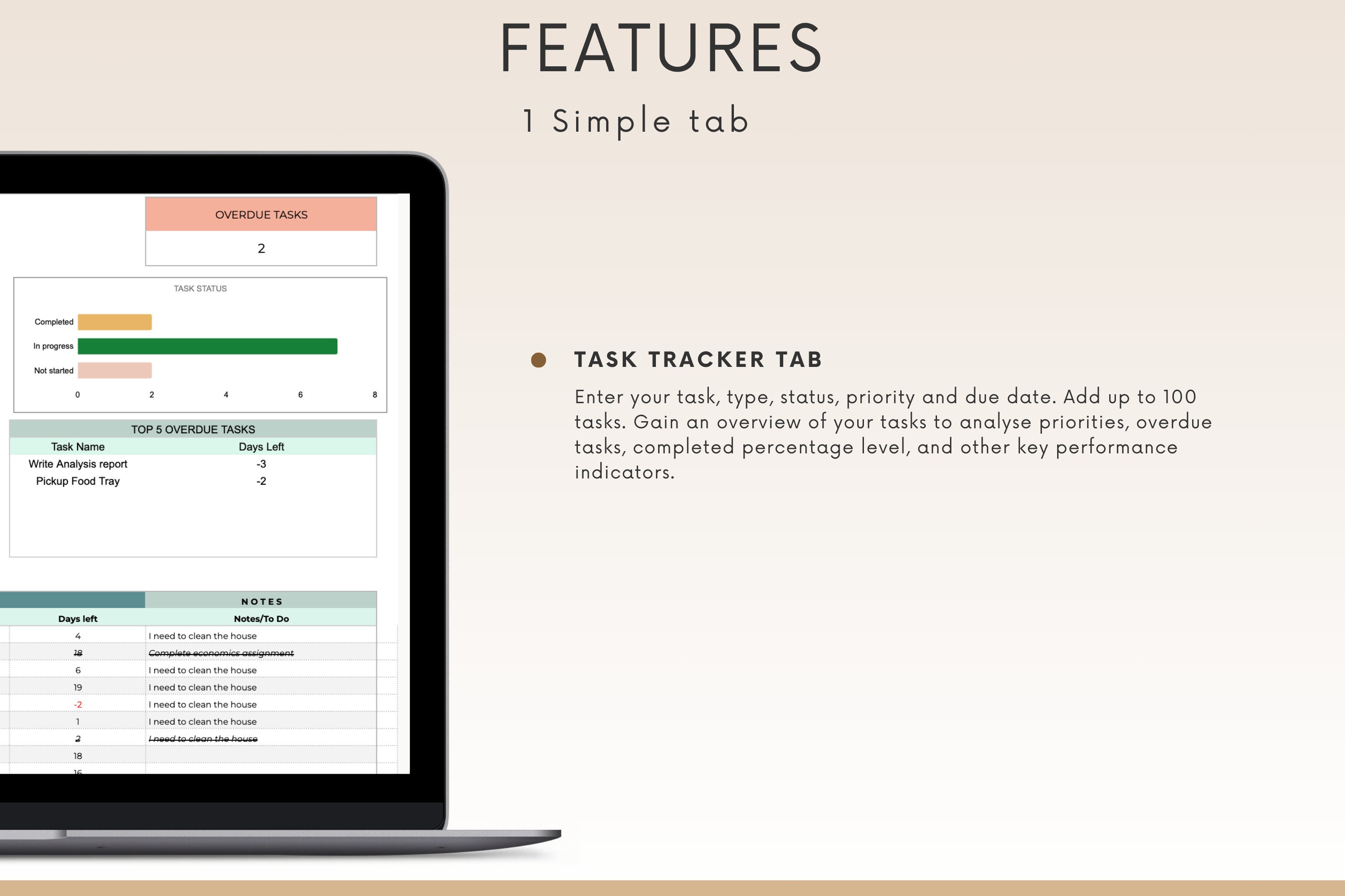 Task Tracker Google Spreadsheet | Task Management | To-do List ...