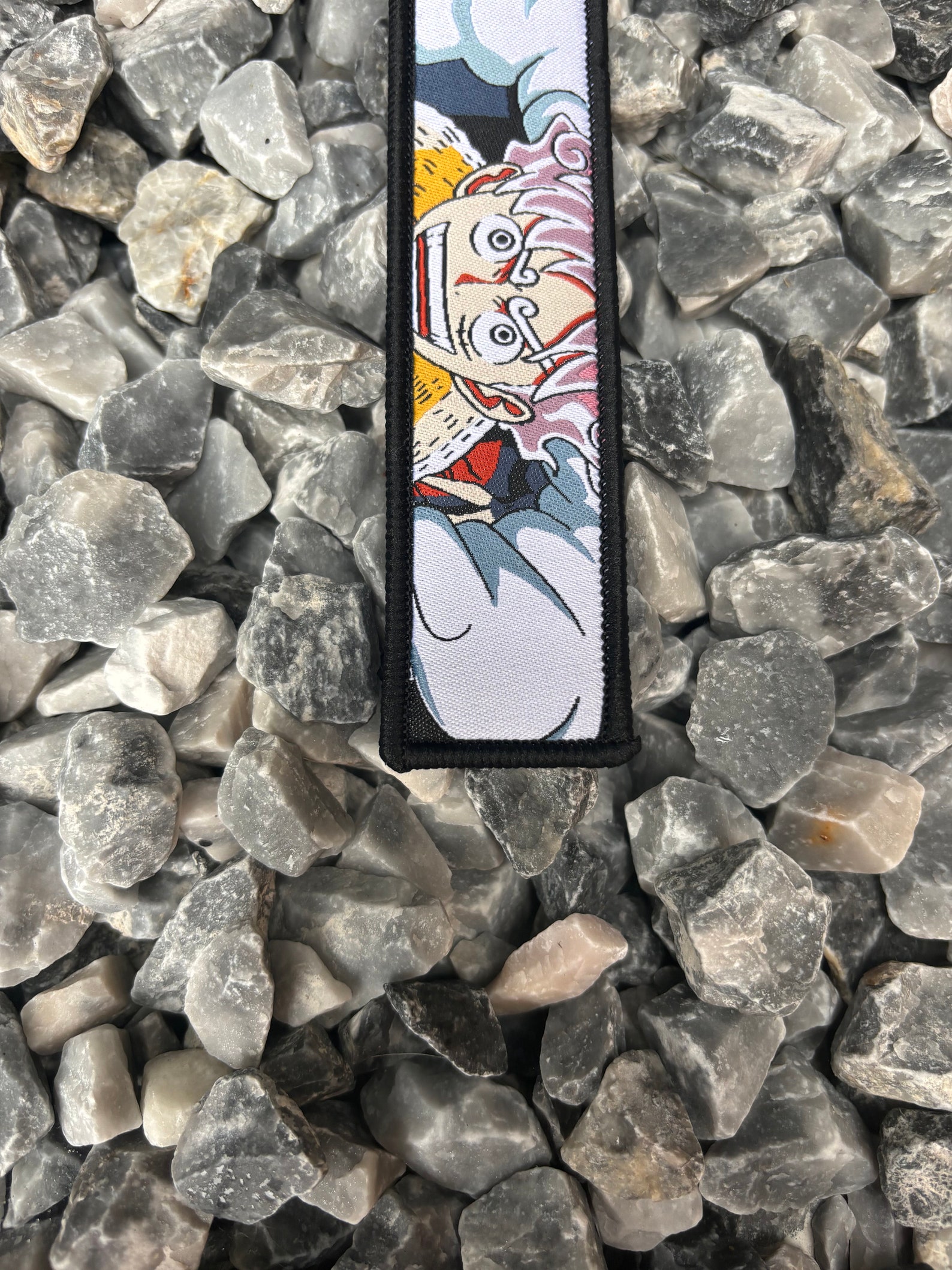 Anime Embroidered Jet Tag Keychain Keyring Manga Accessories - Etsy
